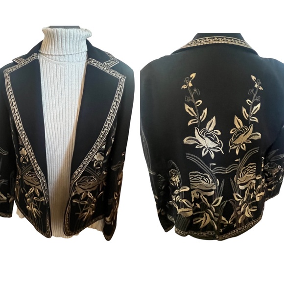 Peter Nygard | Jackets & Coats | Peter Nygard Heavily Embroidered ...